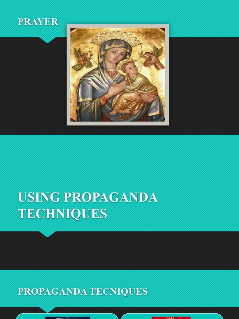 Propaganda Techniques Lesson3 | PDF | Propaganda | Advertising
