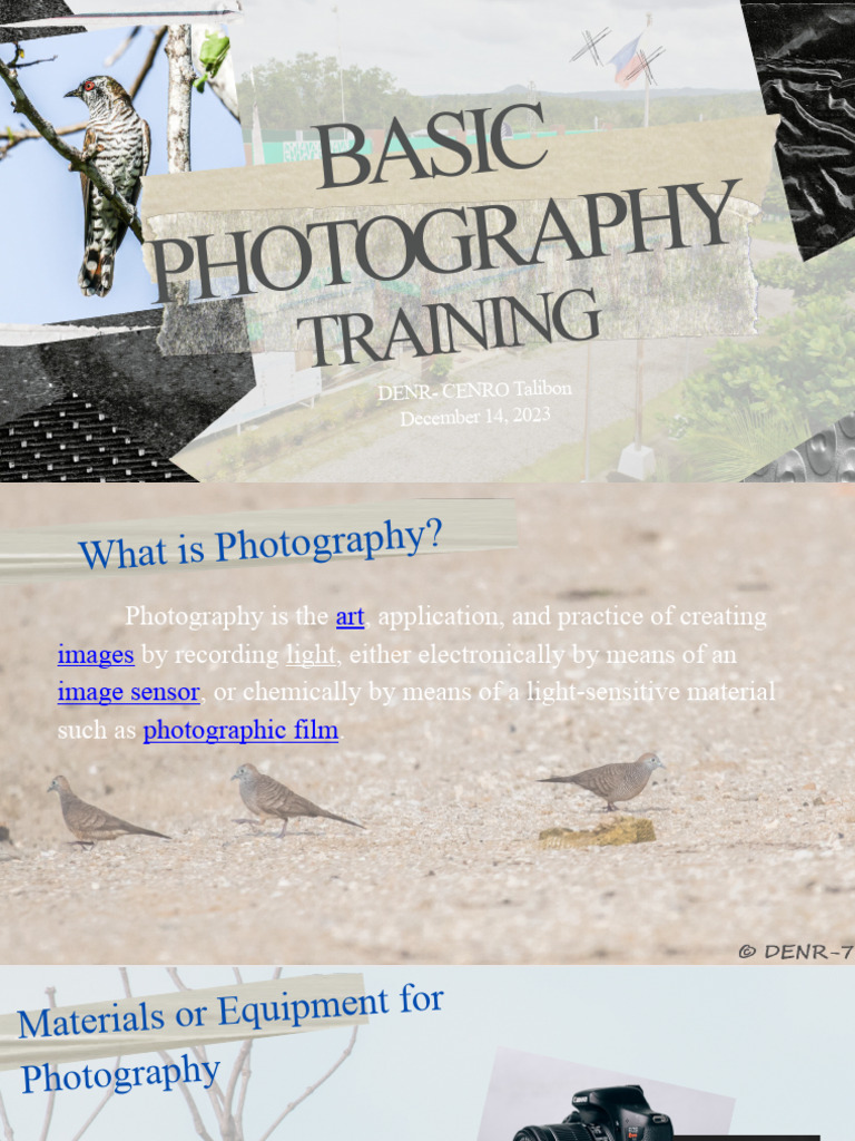 Basic Photography | PDF | Camera | Recording