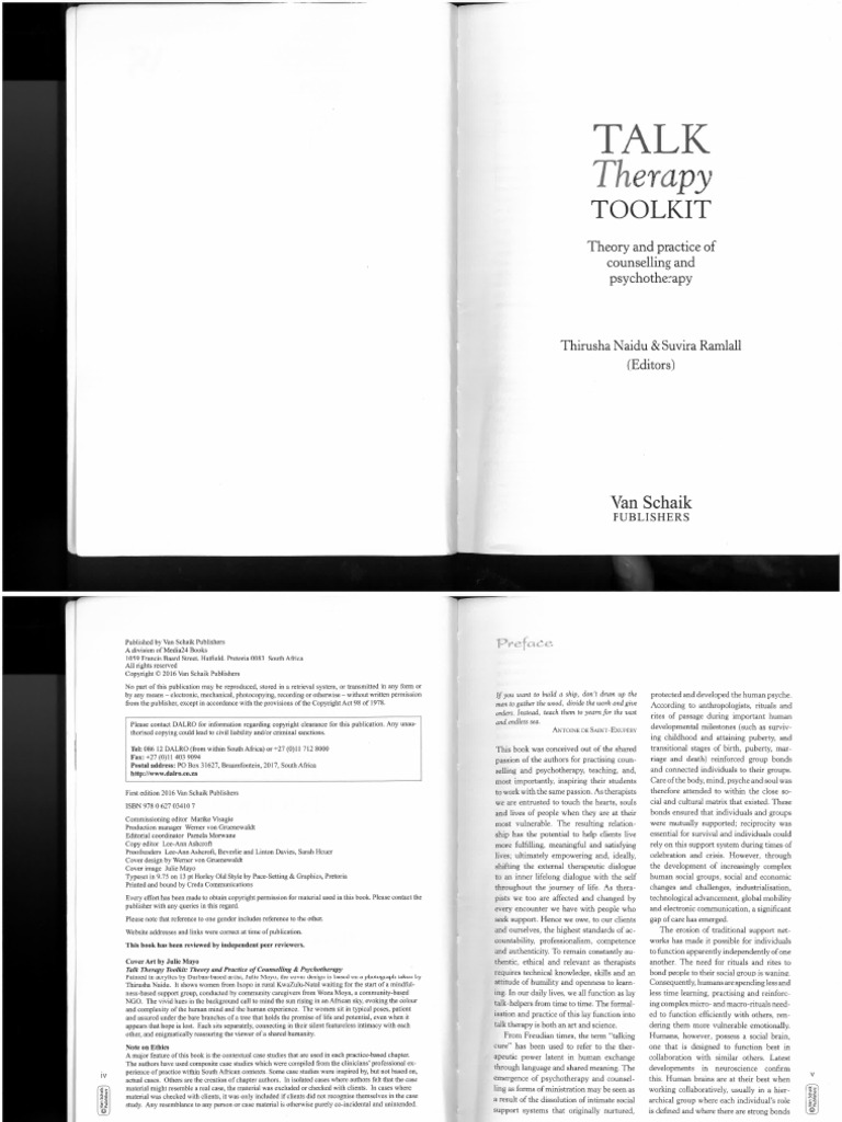 Talk Therapy Toolkit Soft | PDF