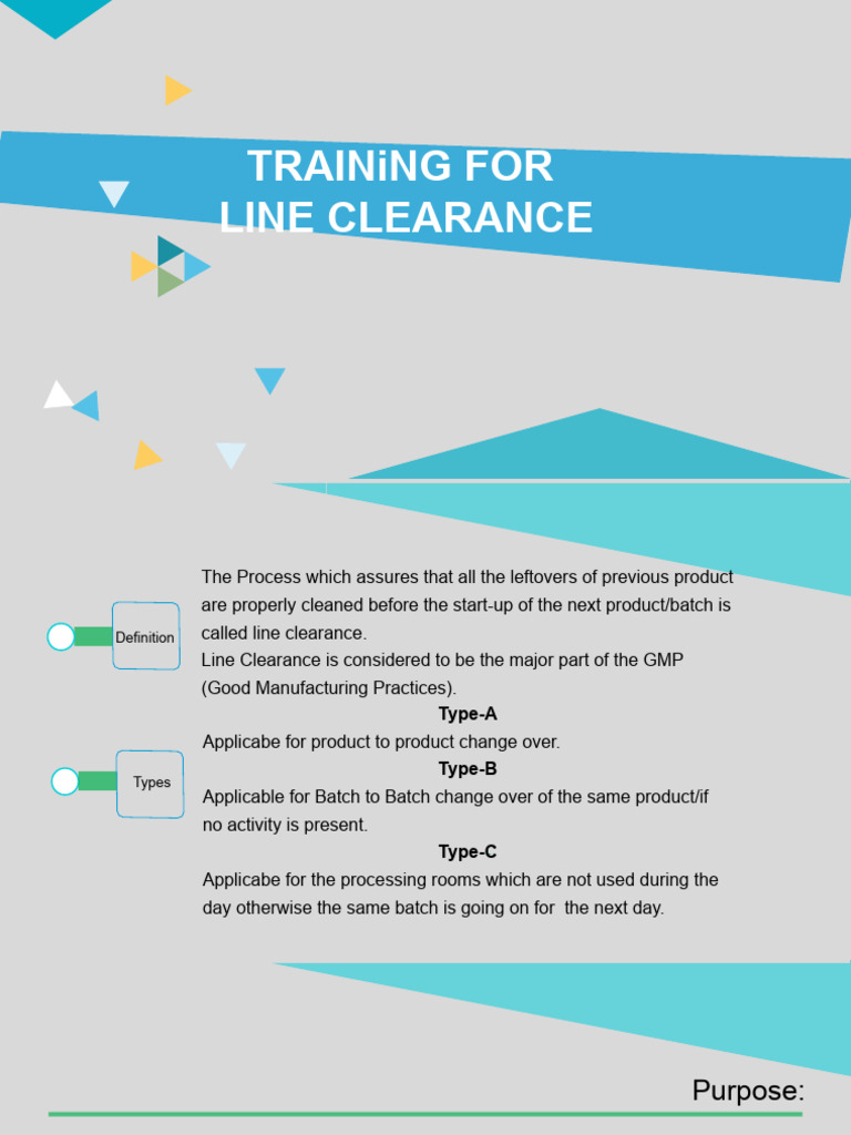 Line Clearance | PDF | Quality Assurance | Business Process