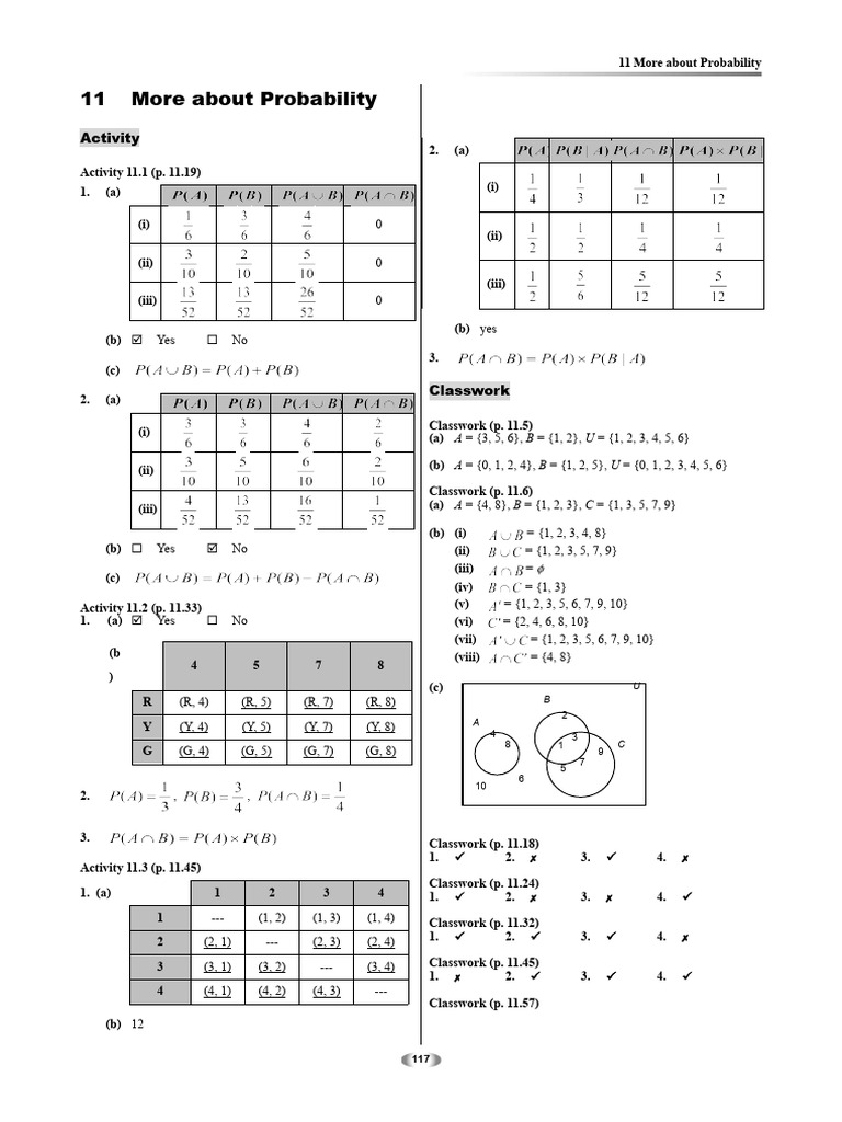 Probability Exercises & Solutions | PDF | Probability | Mathematics