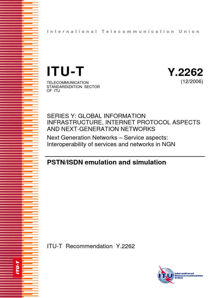 T Rec Y.2262 200612 I!!pdf e | PDF | Public Switched Telephone Network | Session Initiation Protocol