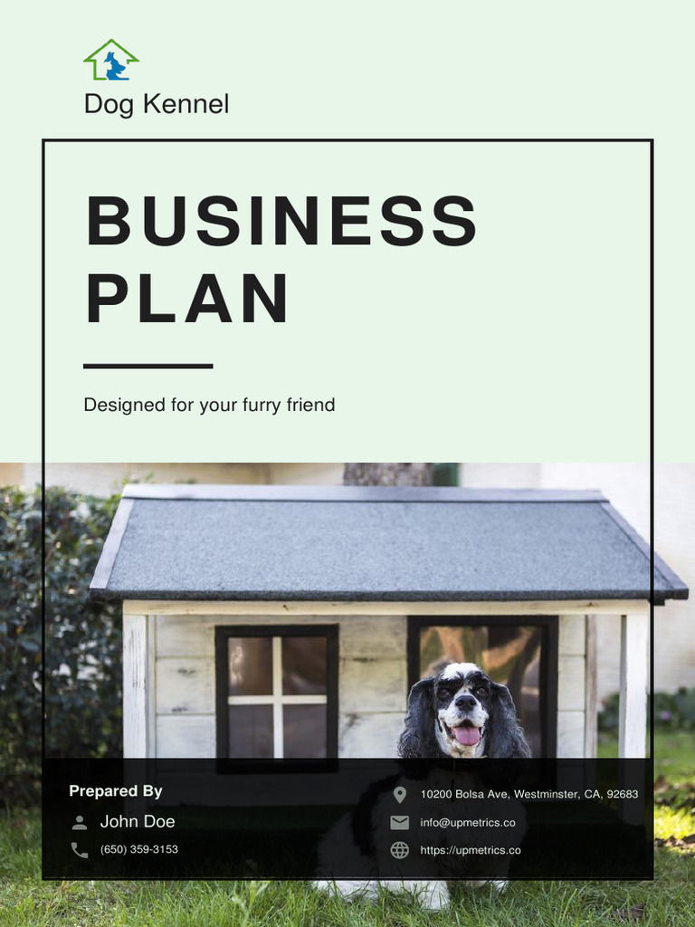 Dog Kennel Business Plan Overview | PDF | Startup Company | Small ...