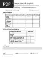 Avaliação Antropométricas. Dobras Cutâneas | PDF