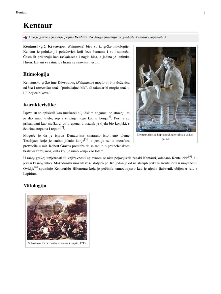 Kentaur | PDF