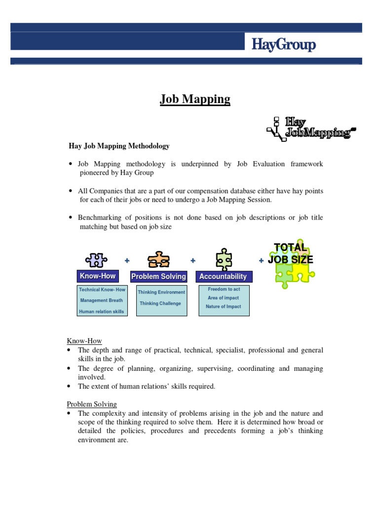 Job Mapping Notes | PDF | Procedural Knowledge | Methodology
