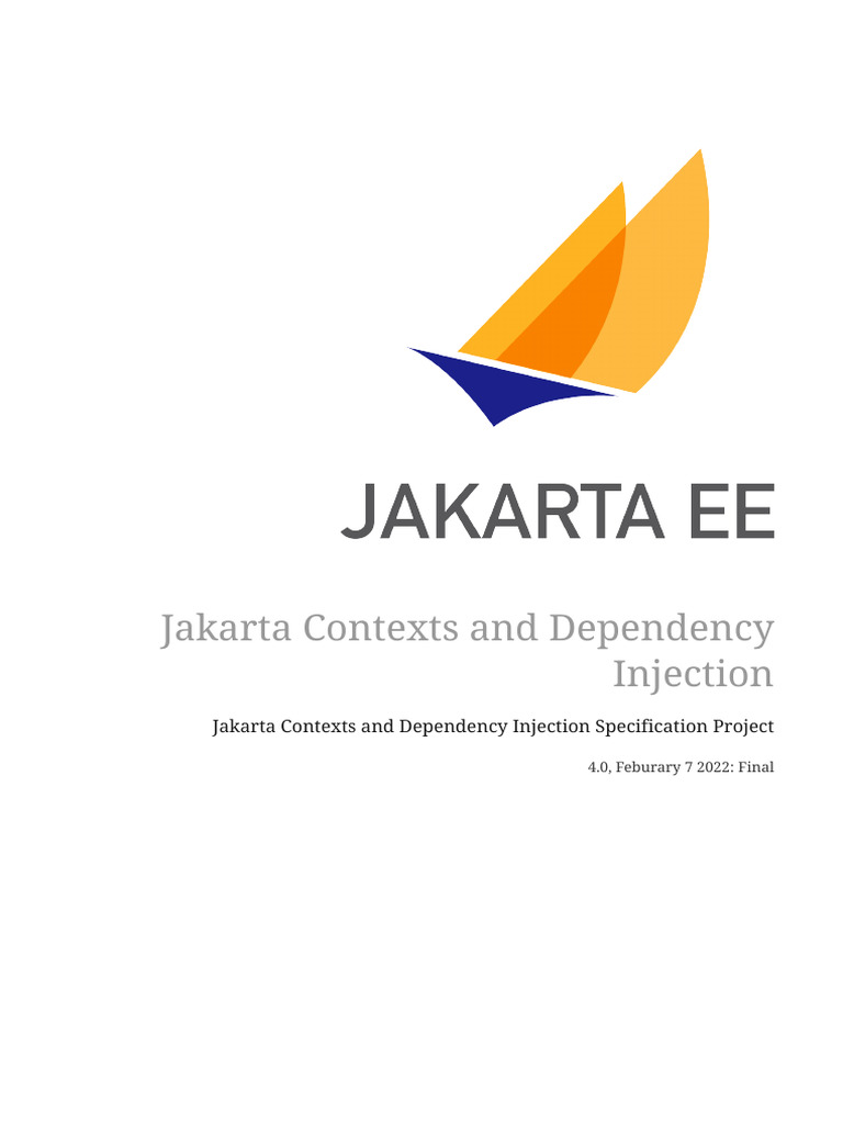 Jakarta Cdi Spec 4.0 | PDF | Software Engineering | Software Development