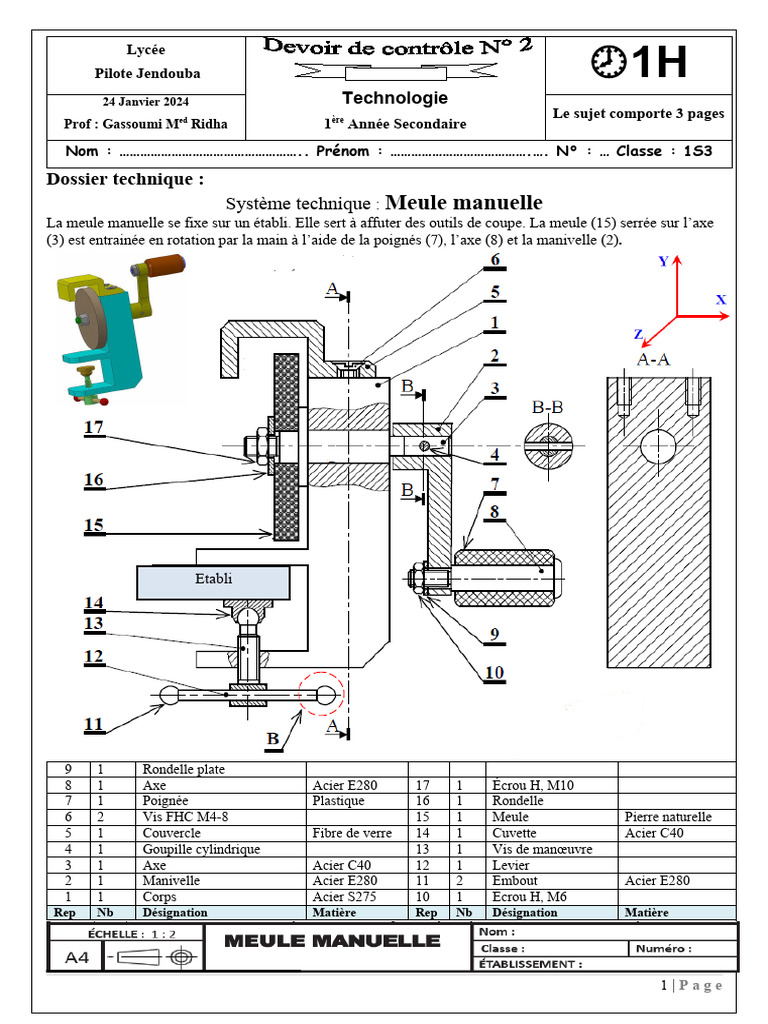 Meule Manuelle: Système Technique | PDF | Techniques artistiques | Couleur