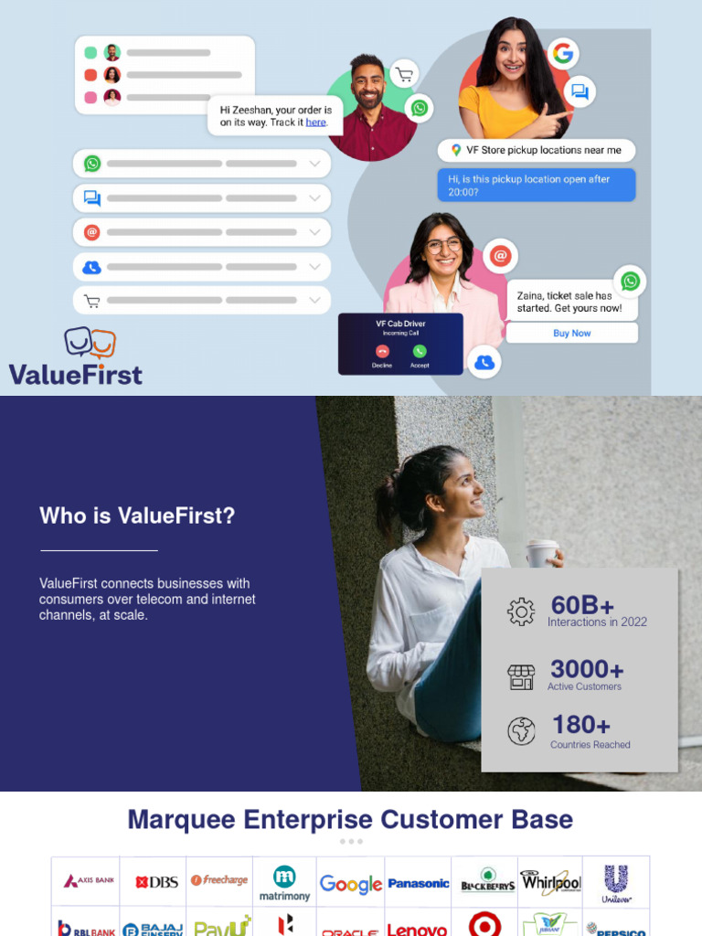 ValueFirst Deck | PDF | Customer Relationship Management | Analytics