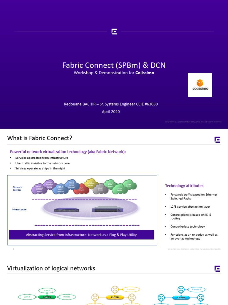 Fabric Connect (SPBM) & DCN | PDF | Ip Address | Internet