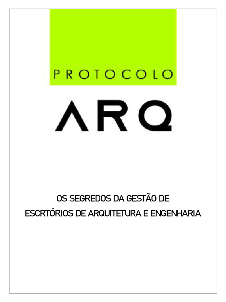 Protocolo ARQ | PDF | Marketing | Empreendedorismo