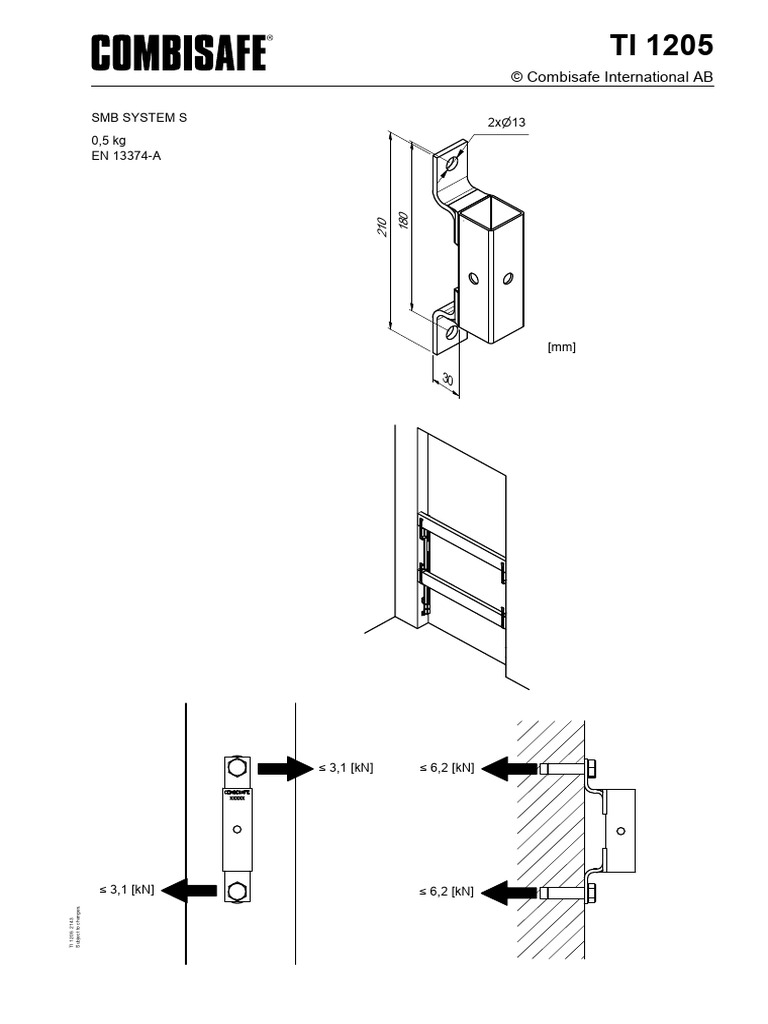 Sps Ppe C1205 Combisafe TI Sheet Europe Multilingual | PDF | Technology & Engineering