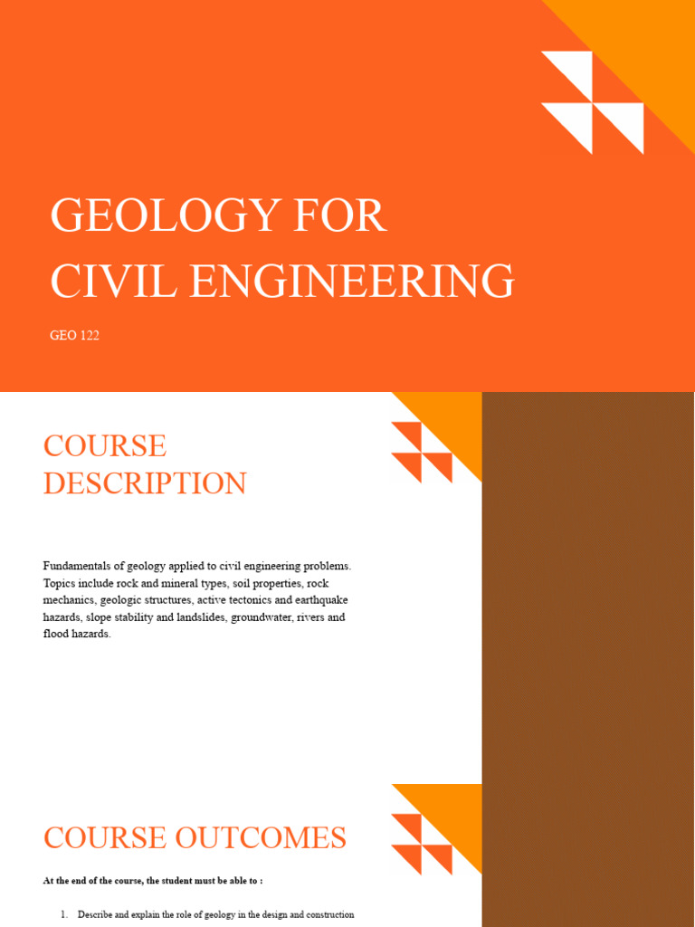 Geology For Civil Engineering | PDF | Rock (Geology) | Geology