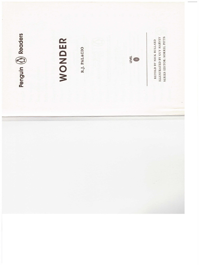 (Level 3) Wonder | PDF