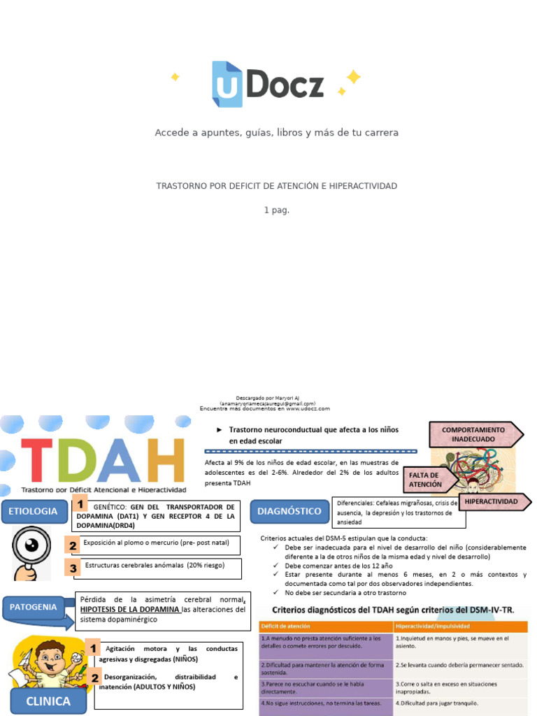 trastorno-por-defici-236602-downloadable-804748 | PDF | Desorden hiperactivo y deficit de ...