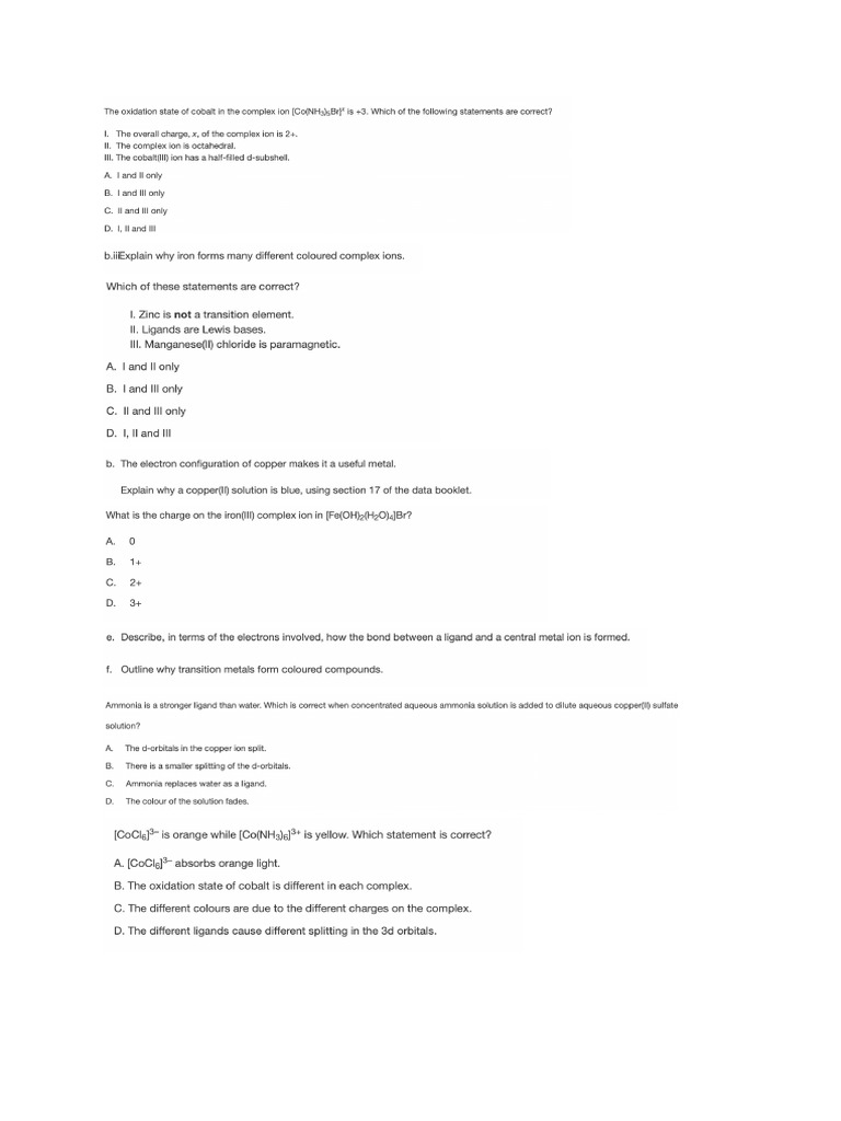 Transition Metals, Alloys, Bonding Triangle | PDF