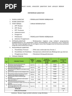 Standar Anjab Dan ABK Pengadministrasi Perkantoran | PDF