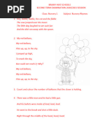 Creche Exams Sample For Schools | PDF