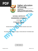 N4 Engineering Science August 2021 | PDF | Physical Quantities | Materials