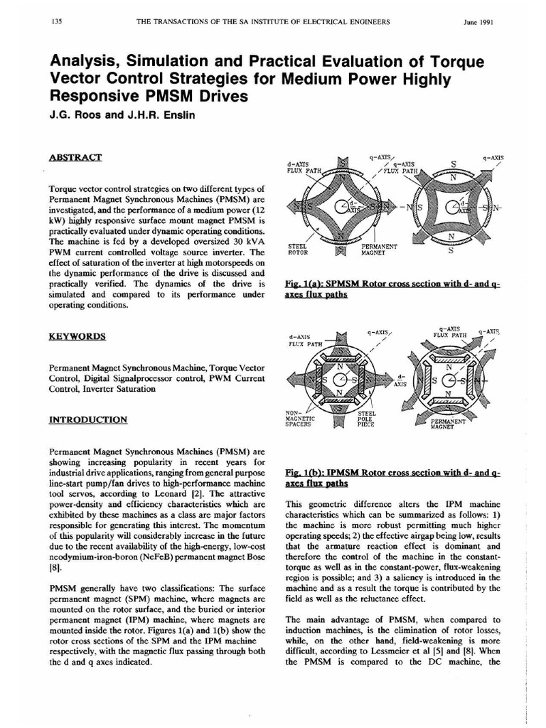 Analysis - Simulation and Practical Evaluation of Torque Vector Control Strategies For Medium ...
