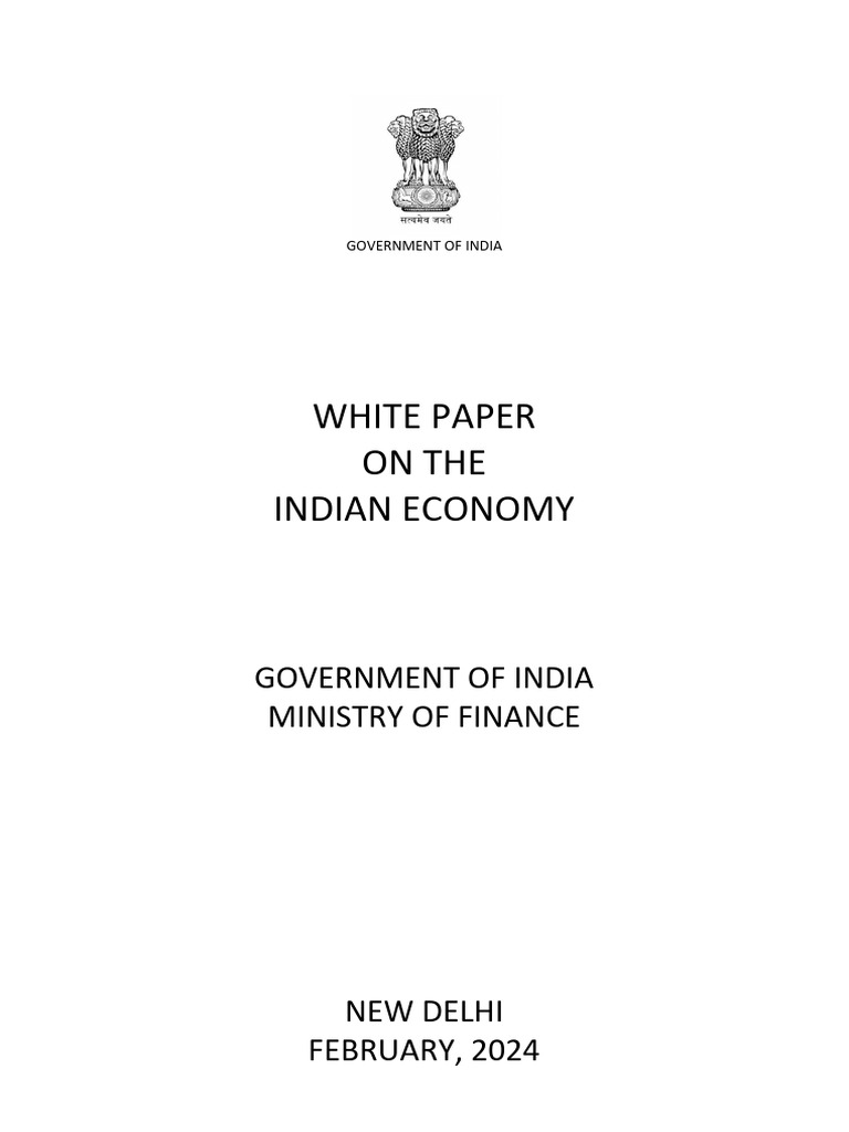 Government's White Paper | PDF | Government Budget Balance | Inflation