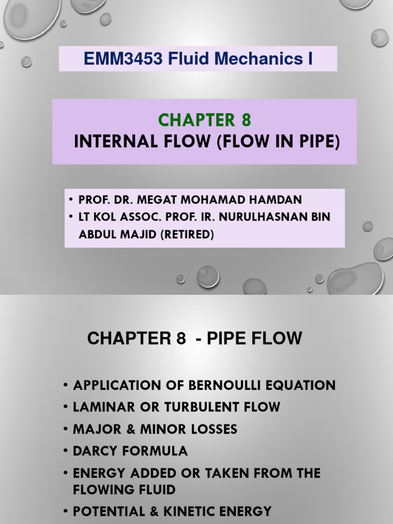 Pipe Flow & Fluid Mechanics Essentials | PDF | Fluid Dynamics | Classical Mechanics