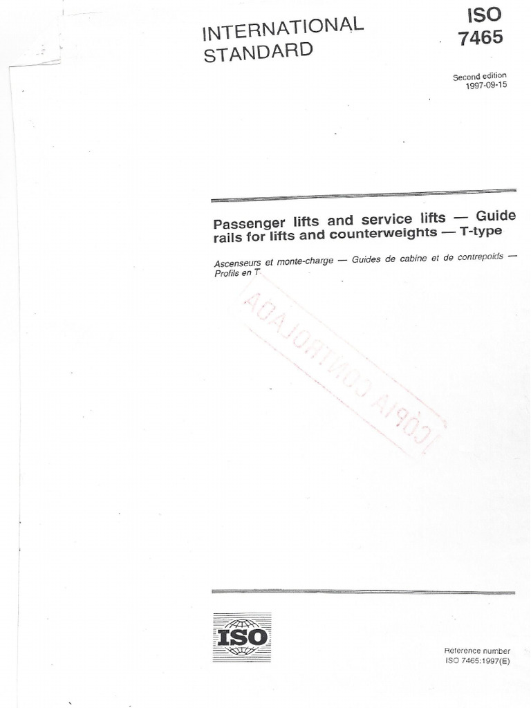 Norma Iso 7465 - 1997 | PDF