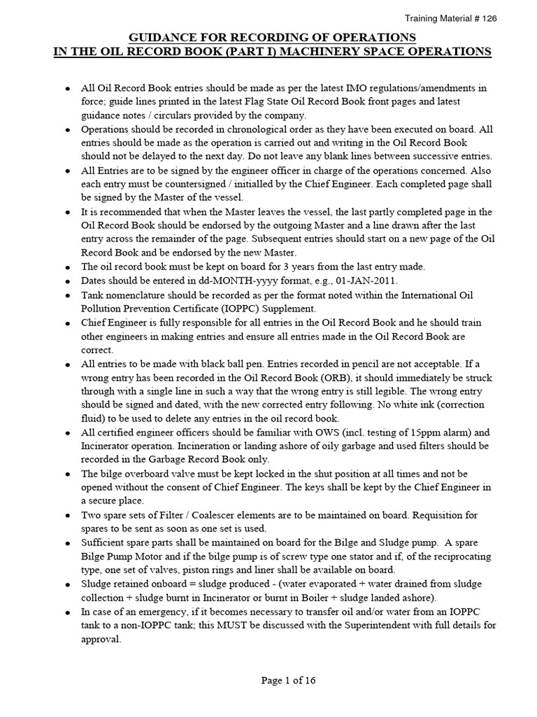 Orb Guidelines - Latest | PDF | Fuel Oil | Nature