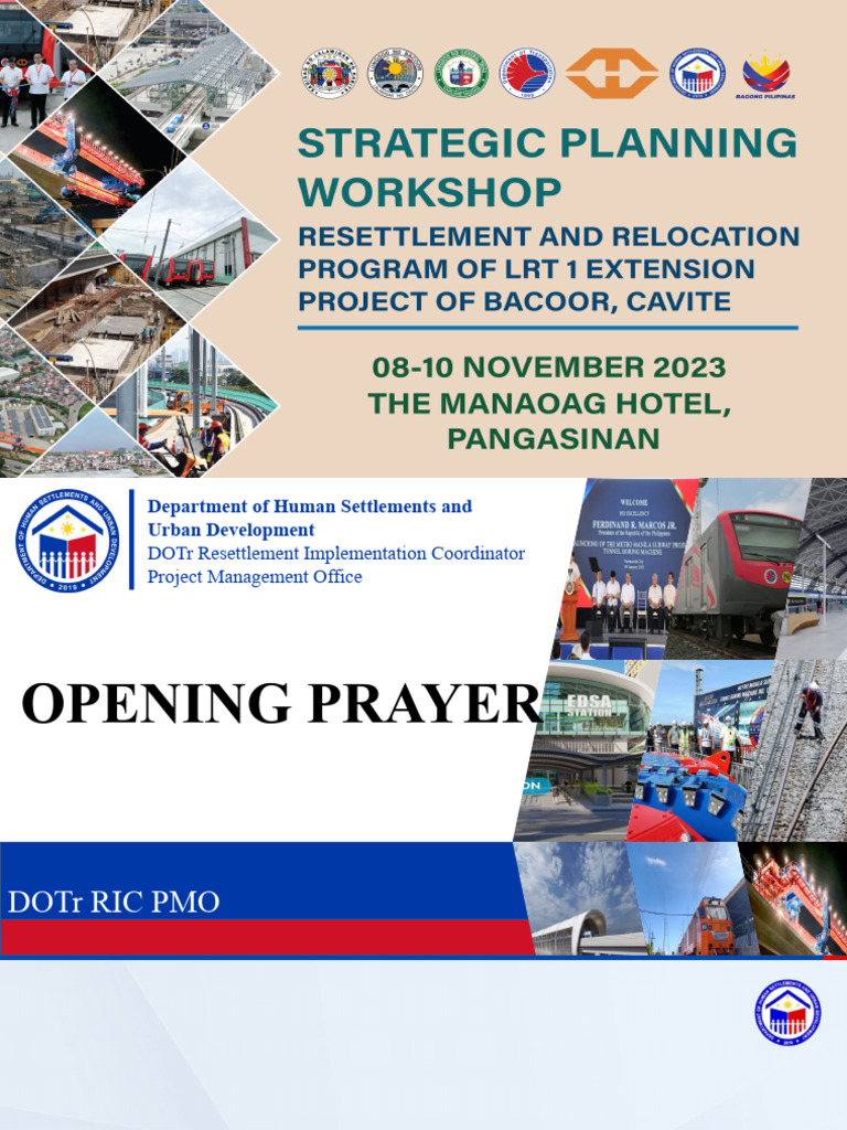 LRT Line 1 Cavite Extension Workshop Guide | PDF | Strategic Planning ...