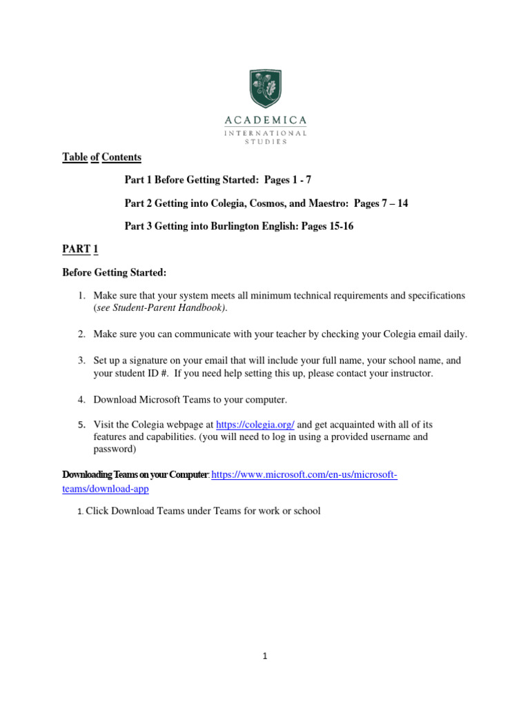 Colegia Dual Diploma Setup Guide | PDF | Ios | System Software