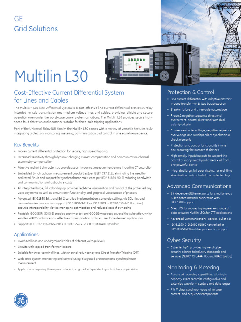 Multilin UR L30 - 25 02 2020 | PDF | Computer Network | Network Topology