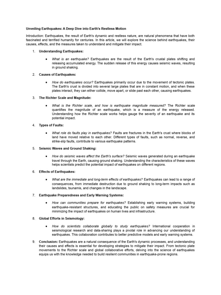 Grade-8-Topics Science | PDF | Tropical Cyclones | Earthquakes