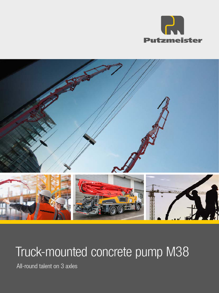 M38-5 Brochure EN | PDF | Pump | Mechanical Engineering