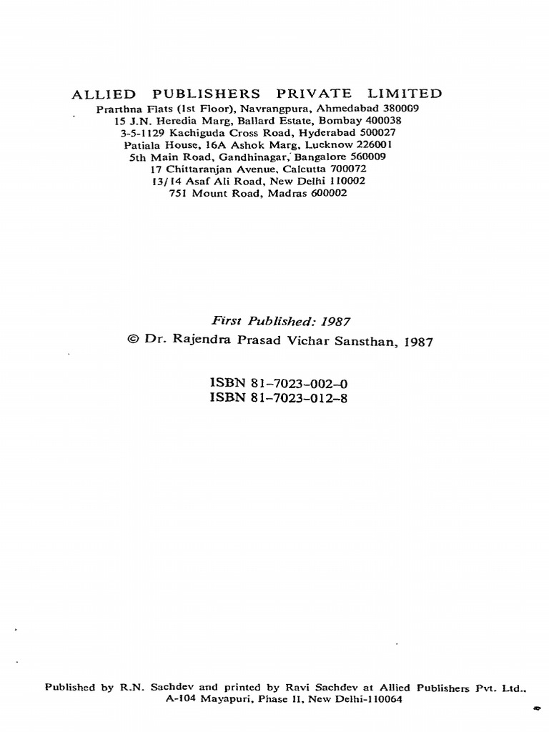 DR Rajendra Prasad Correspondence and Select Documents Vol 9 Walmiki Chaudhary | PDF