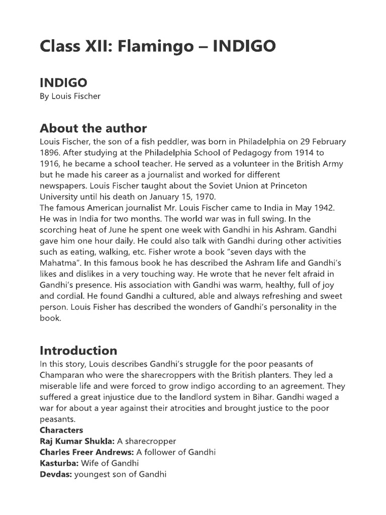 Flamingo – INDIGO | PDF