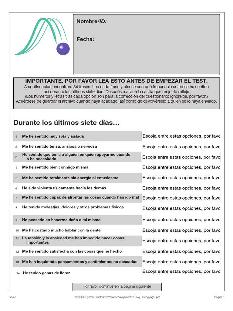Core Om Spanishf Fillable Optional Items Minimal Header Pulldown Pdf