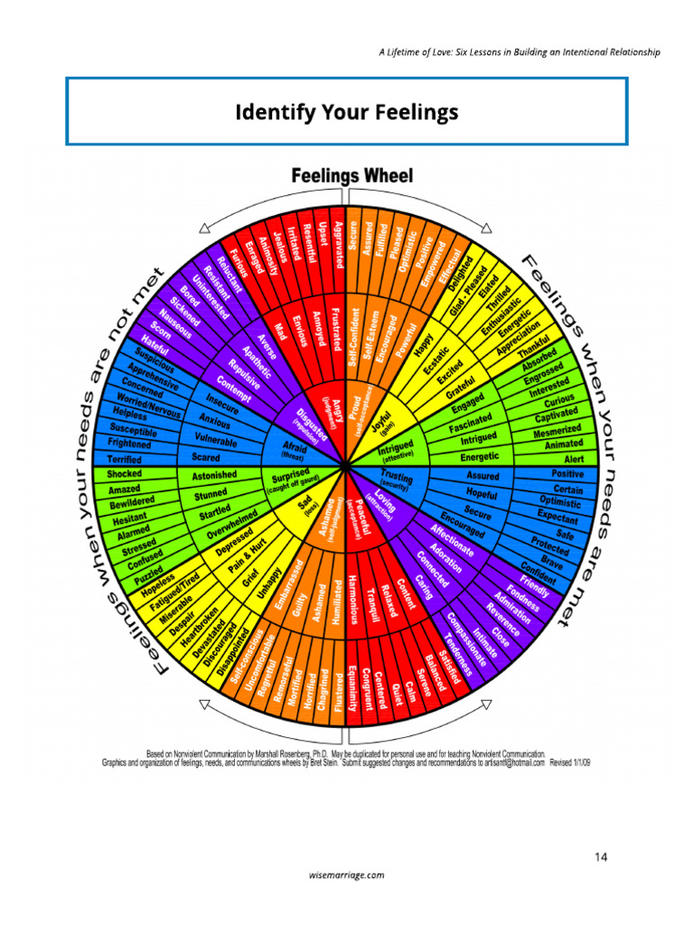 Feelings Wheel | PDF