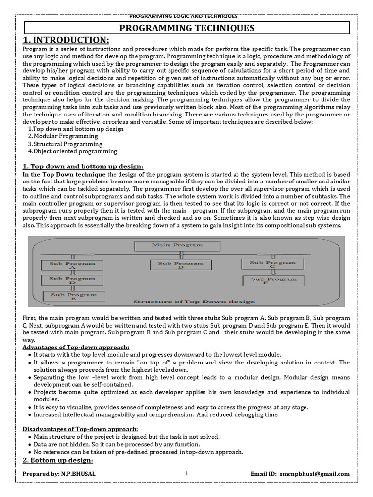 Chapter 3 Programming Techniques (PLT) | Download Free PDF | Software ... Chapter 3 Programming Techniques (PLT) | Download Free PDF | Software ...