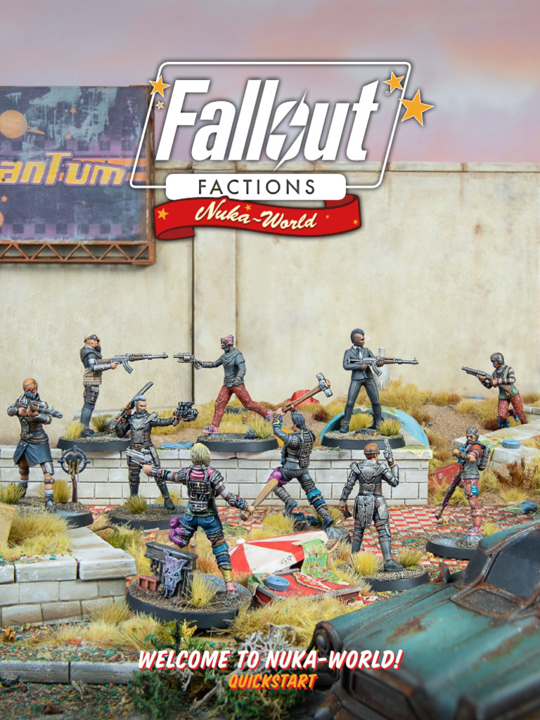 Fallout Factions Welcome To Nuka-World Quickstart 013124 | PDF | Dice