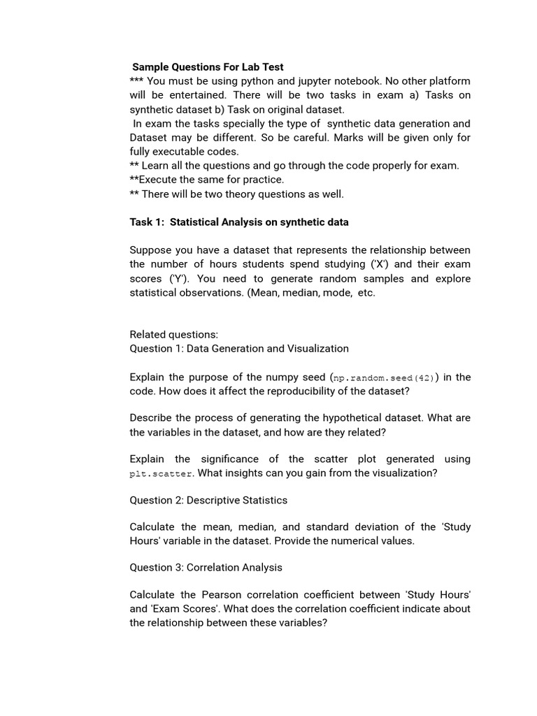 Reagrding Lab Test | PDF | Principal Component Analysis | Statistics