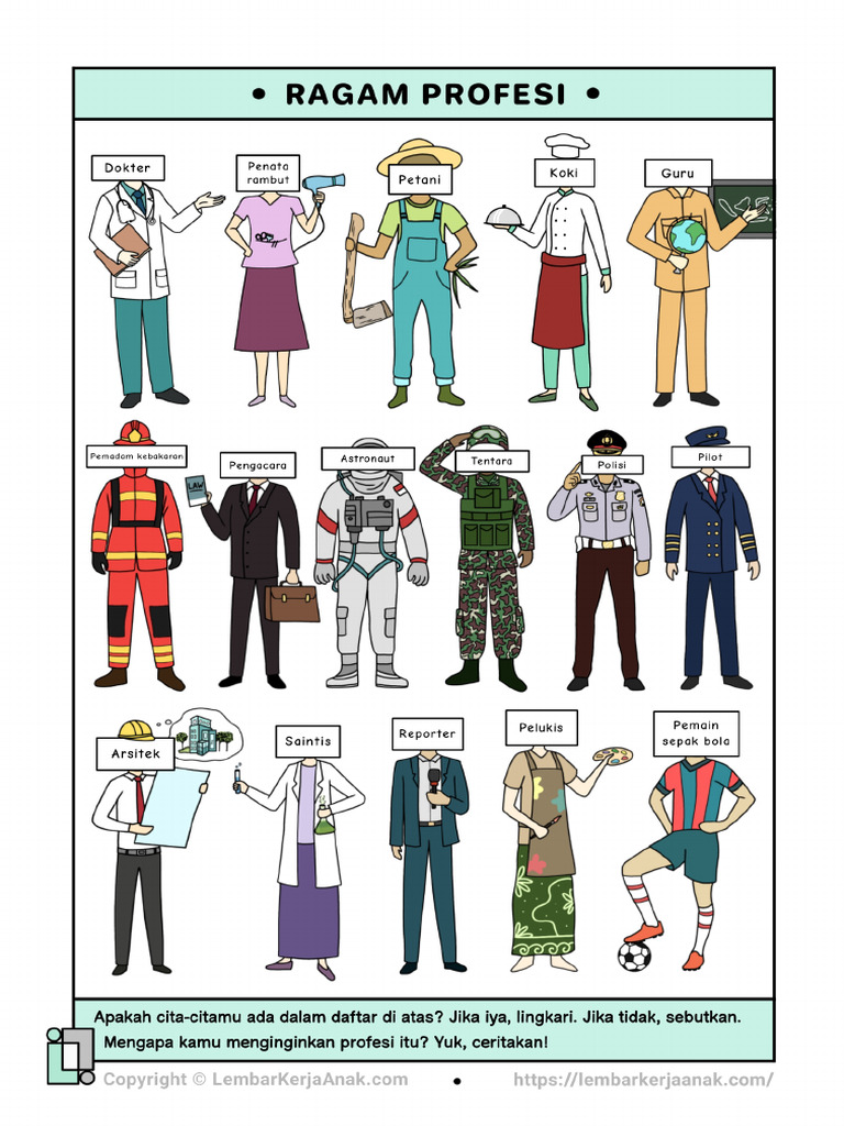 Tema Pekerjaan - Ragam Profesi | PDF