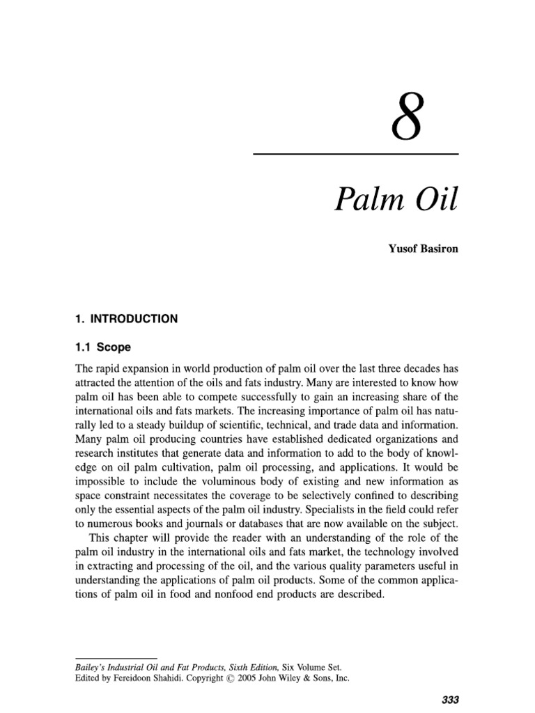 Palm Oil | PDF
