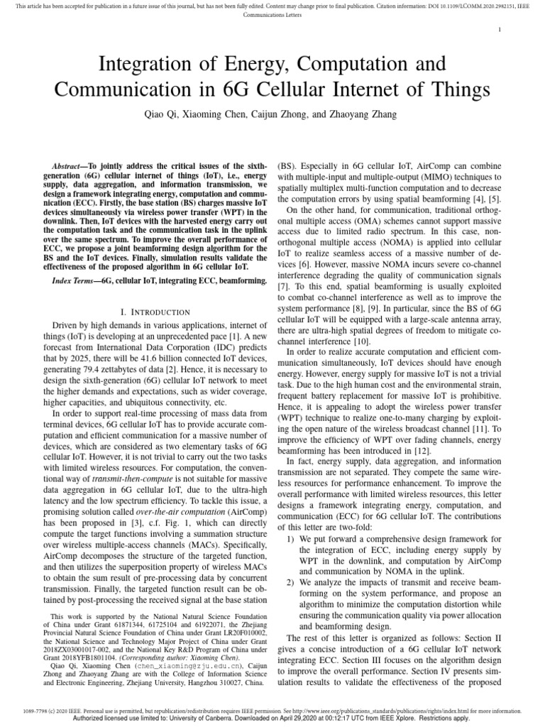 Integration of Engery | PDF | Internet Of Things | Mimo