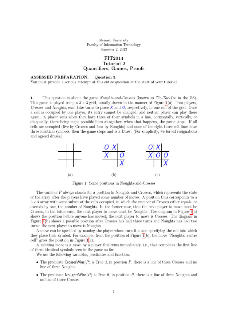 FIT 2014 Tute2 | PDF | Theoretical Computer Science | Mathematical Concepts