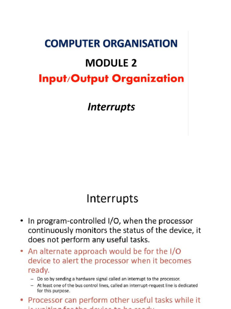 Interrupts | PDF