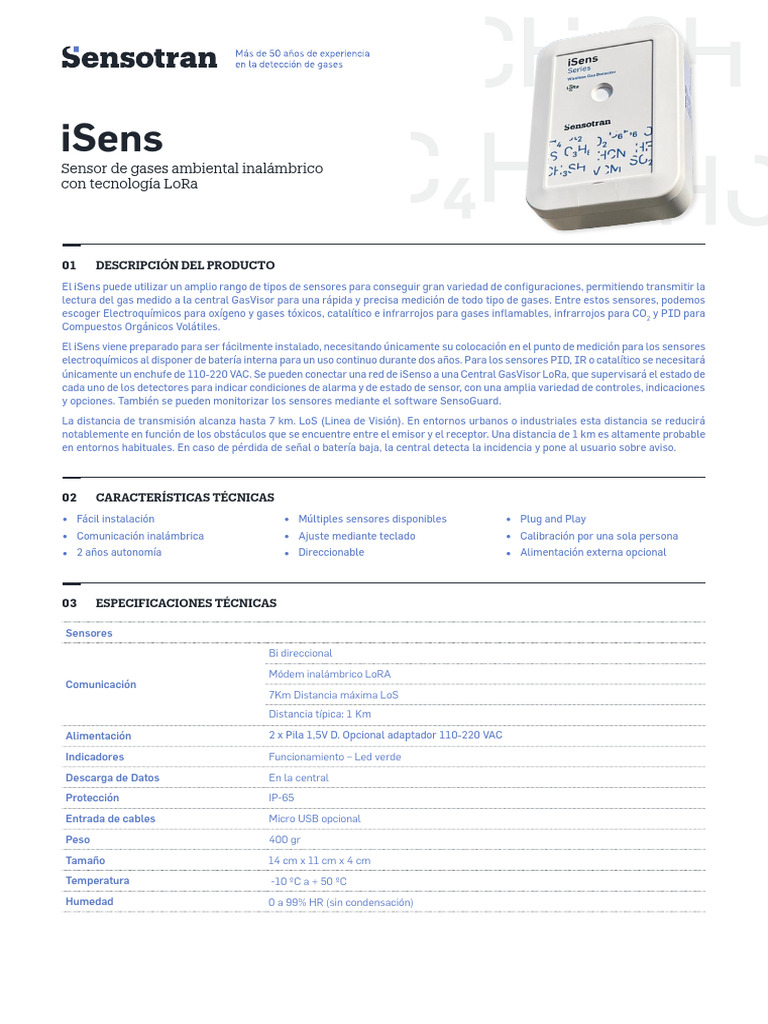 Catalogo Isens | PDF | Inalámbrico | Ciencias fisicas