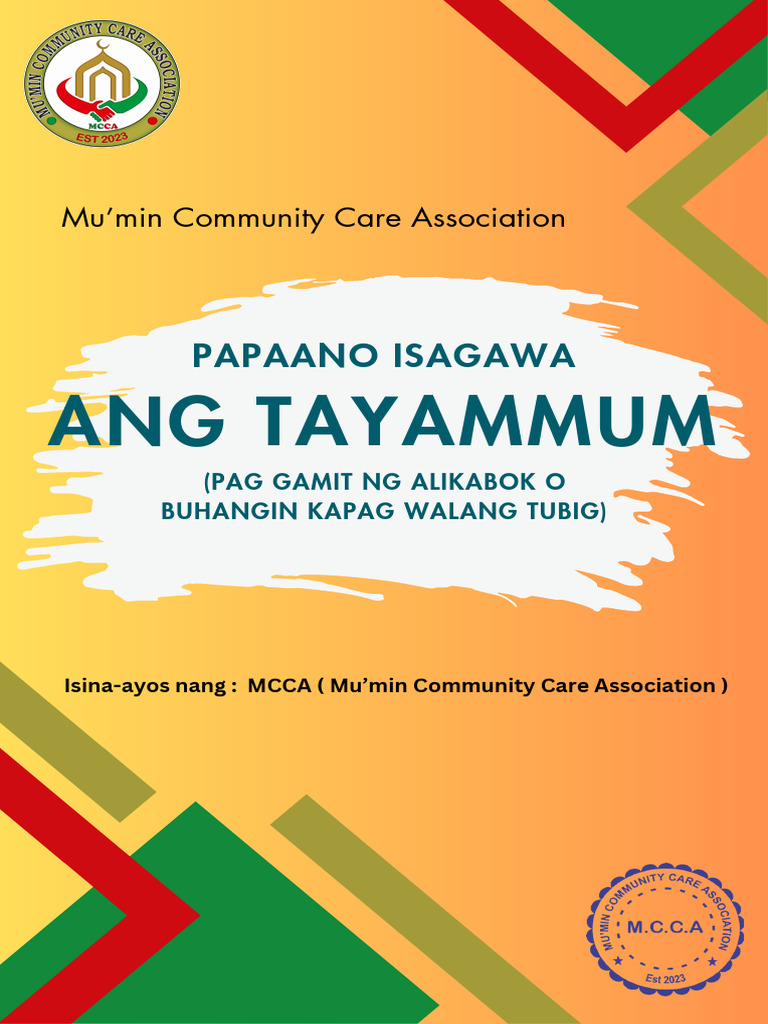 Papaano Isagawa Ang Tayammum Tagalog | PDF