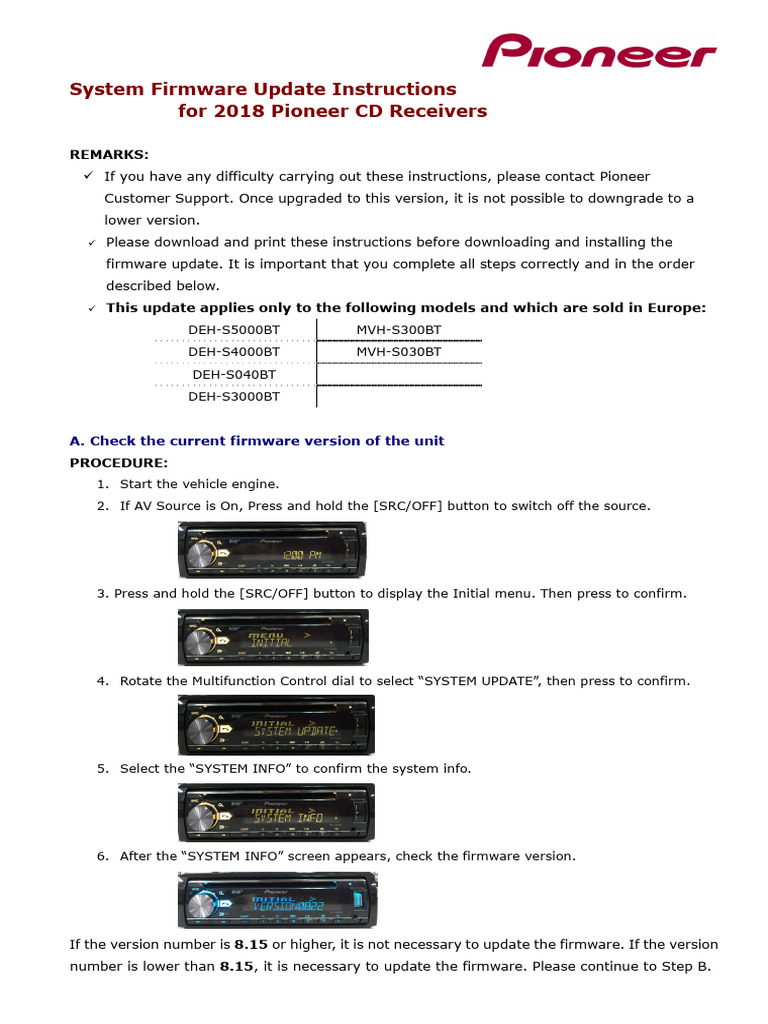 Fy18ew - FW Update Instructions Ver 815 | PDF | Computer File | Usb Flash Drive