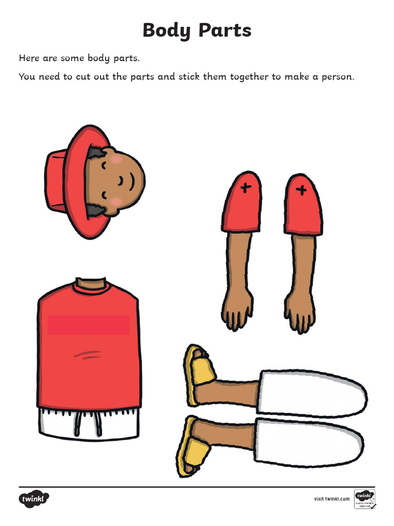 T TP 5979 Body Parts Split Pin Activity Ver 1 | PDF