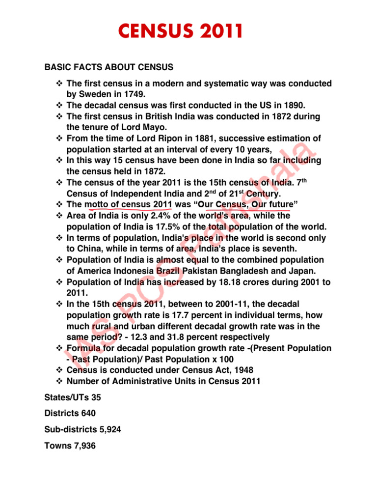 CENSUS | PDF | Asia | South Asia